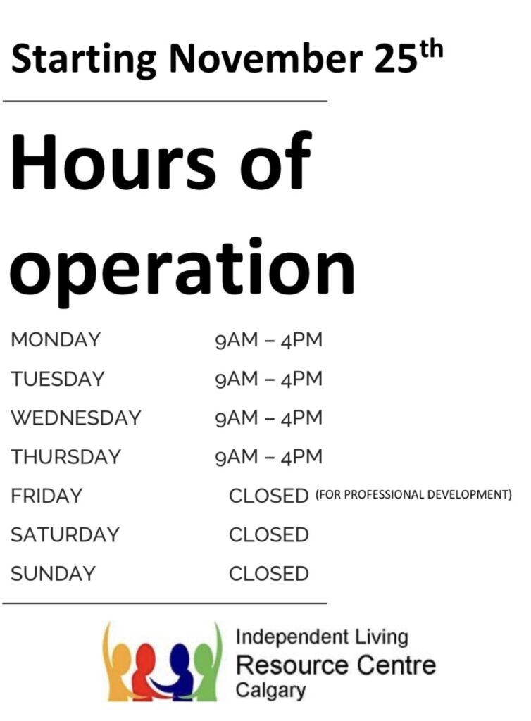 ILRCC Home - Independent Living Resource Centre Calgary